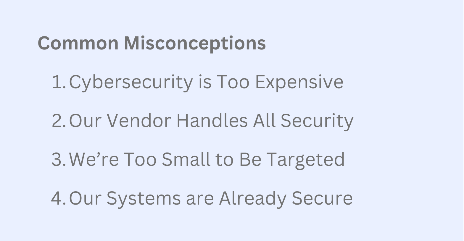 4 Common Misconceptions of Credit Union Cybersecurity